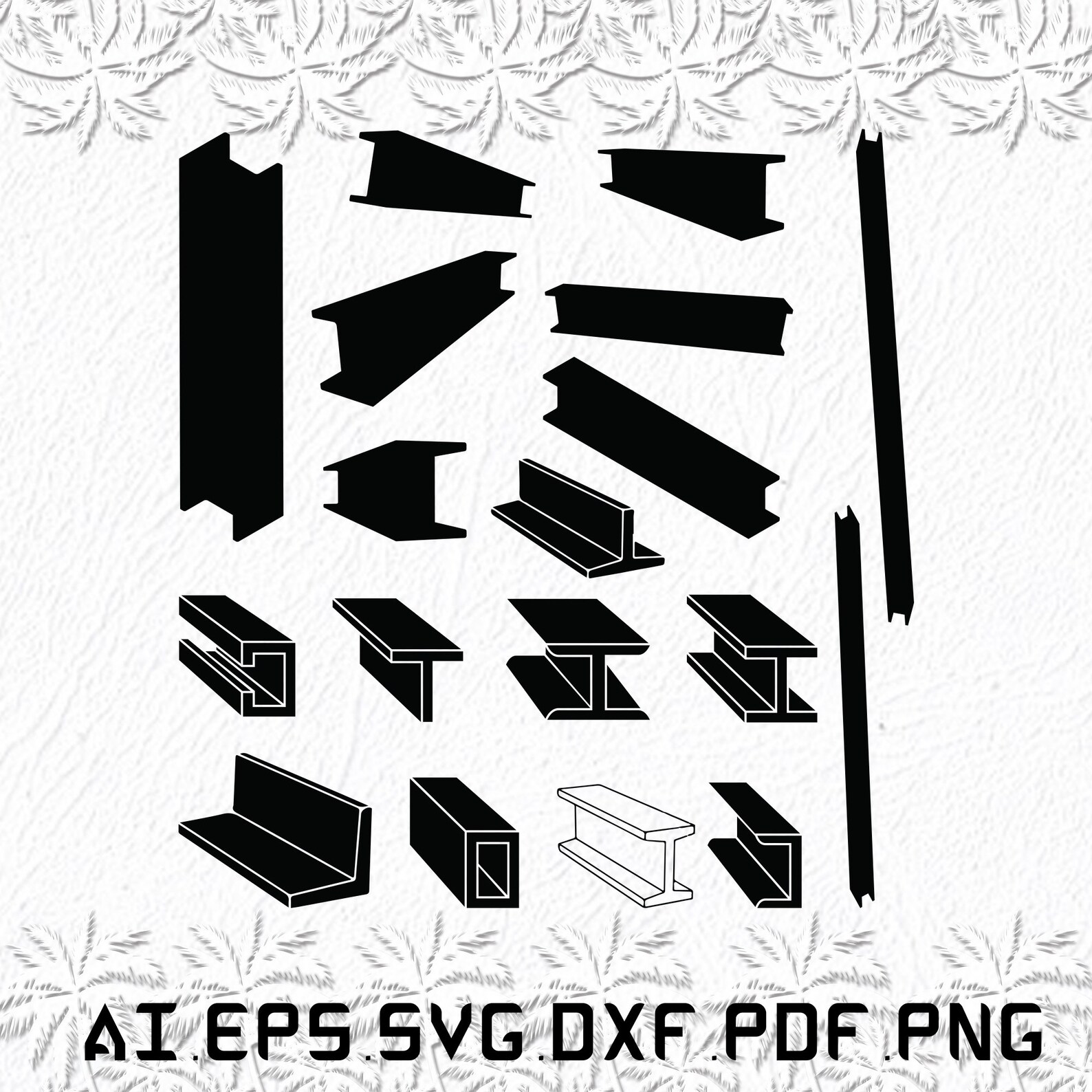 Steel Beam Svg Steel Beams Svg Love Svg Steel Beam SVG - Etsy