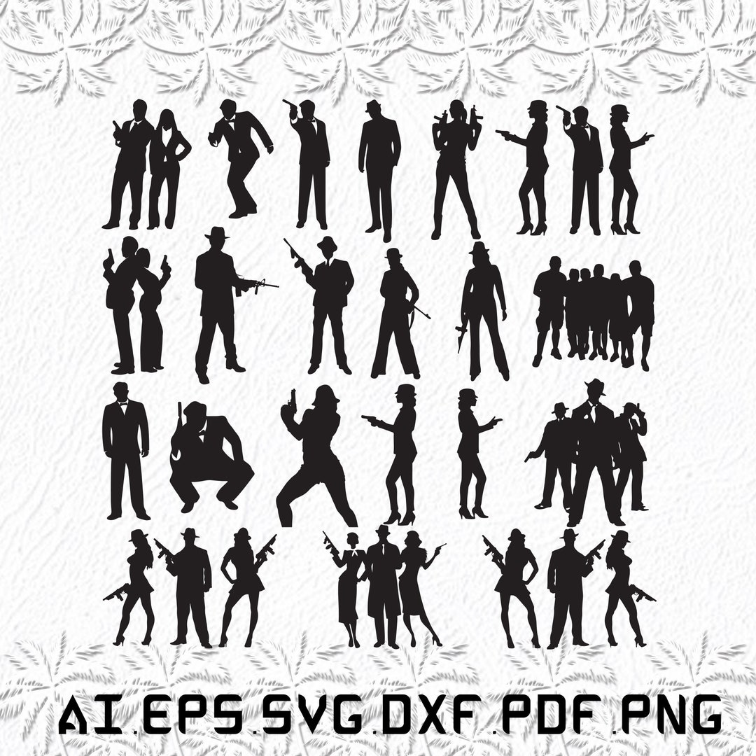 Gangstar Svg, Gang Svg, Star Svg, Man, Woman, SVG, Ai, Pdf, Eps, Svg ...