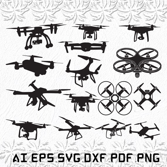 Drone Svg Bundle Drone Svg Drone Clipart Drone Cut Files