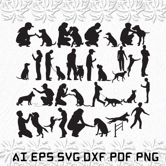 Training A Dog Svg Training Svg Doggy Svg Puppy Dog SVG - Etsy