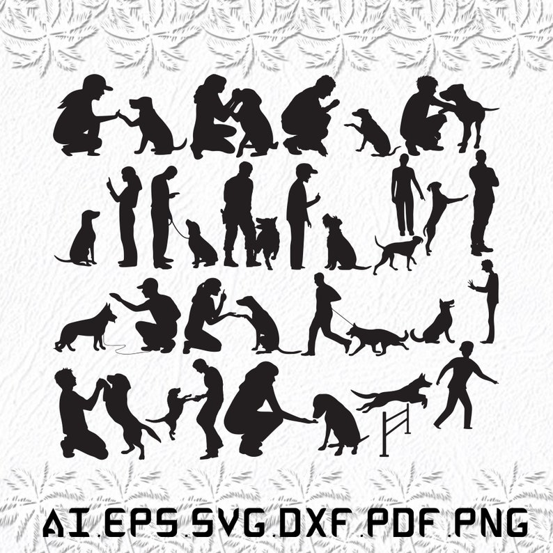 Training A Dog Svg Training Svg Doggy Svg Puppy Dog SVG - Etsy