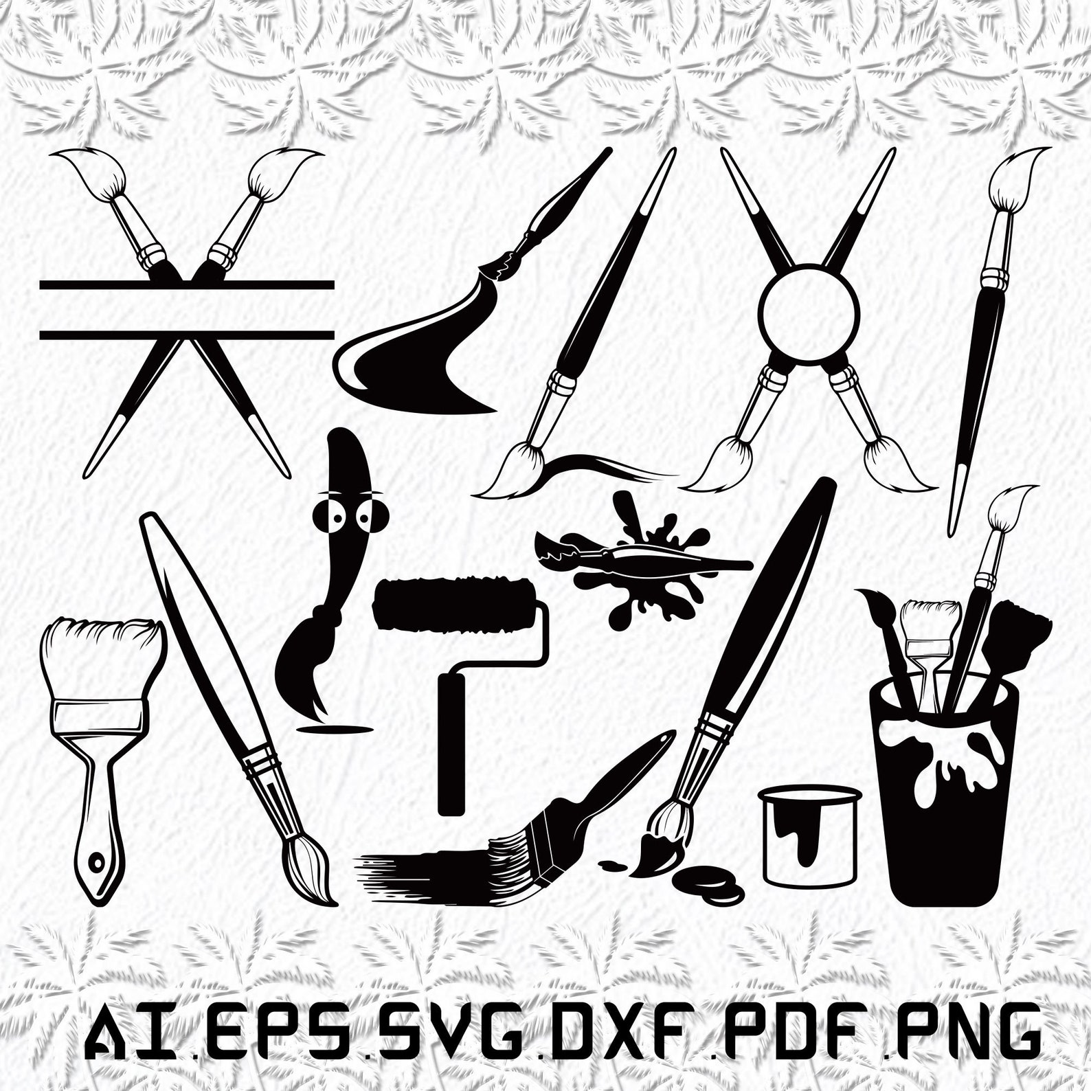 Paint Brush Svg Paint Svg Art Svg Painting Painter SVG - Etsy