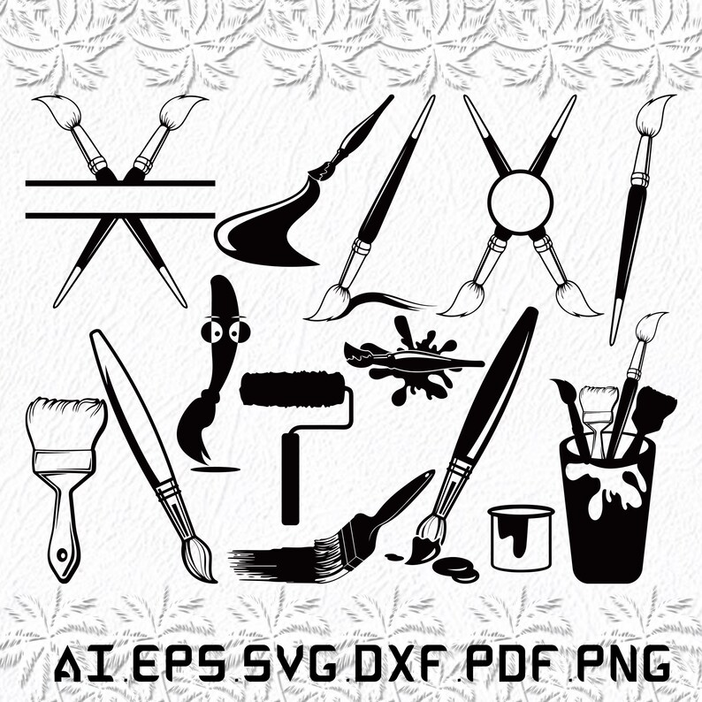 Pincel svg, Pintura svg, Arte svg, Pintura, Pintor, SVG, ai, pdf, eps ...
