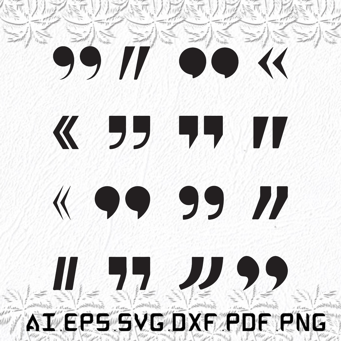 Quotation Mark Svg Quotation Marks Svg Love Svg Hand Mark - Etsy