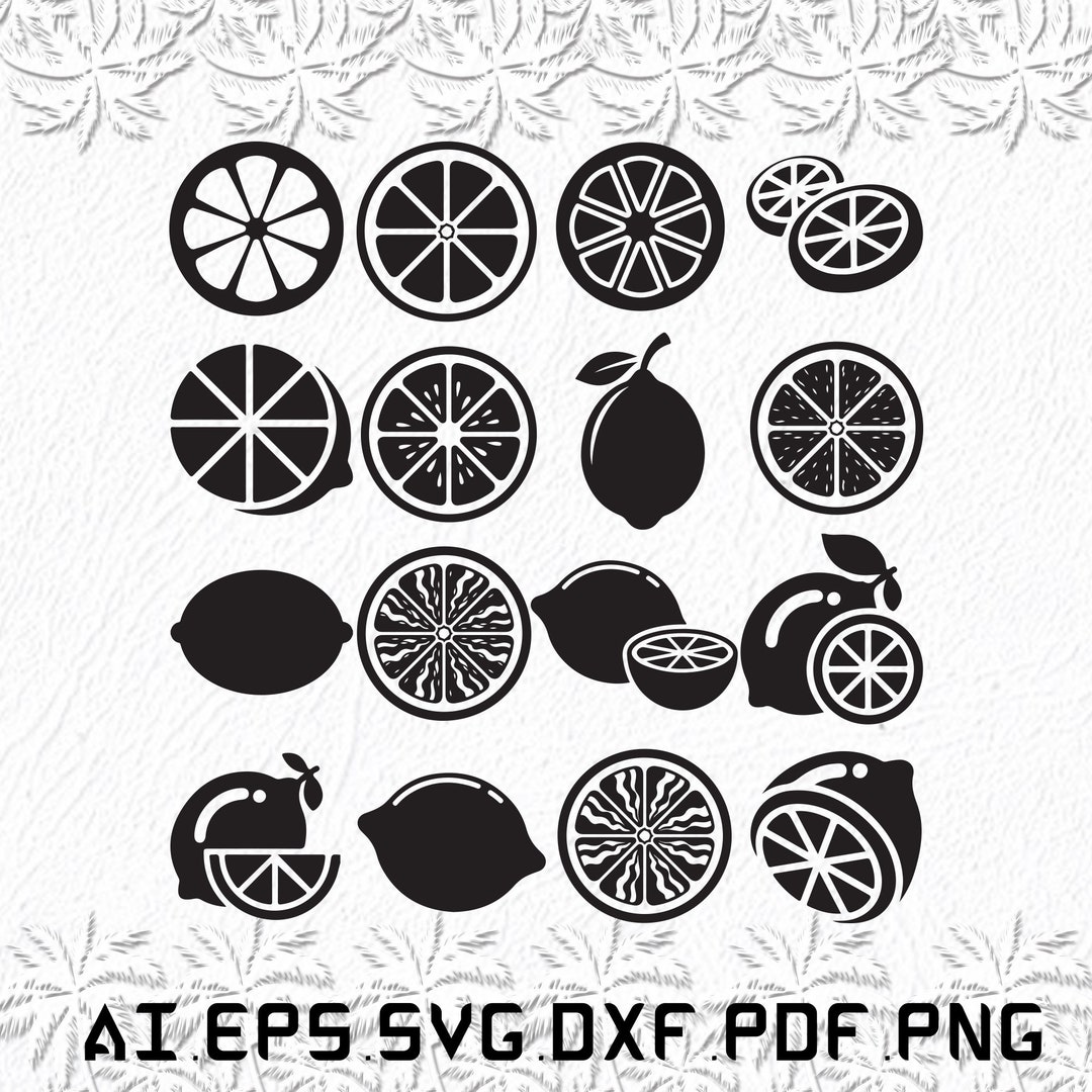 Lemon Svg, Lemons Svg, Love Svg, Drink, Cool, SVG, Ai, Pdf, Eps, Svg ...