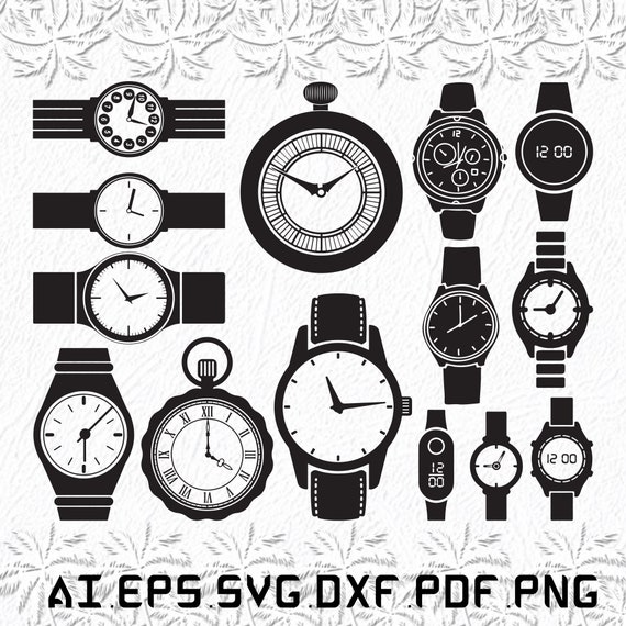 Hand Watch Svg Hand Watchs Svg Hand Svg Watch Time SVG - Etsy