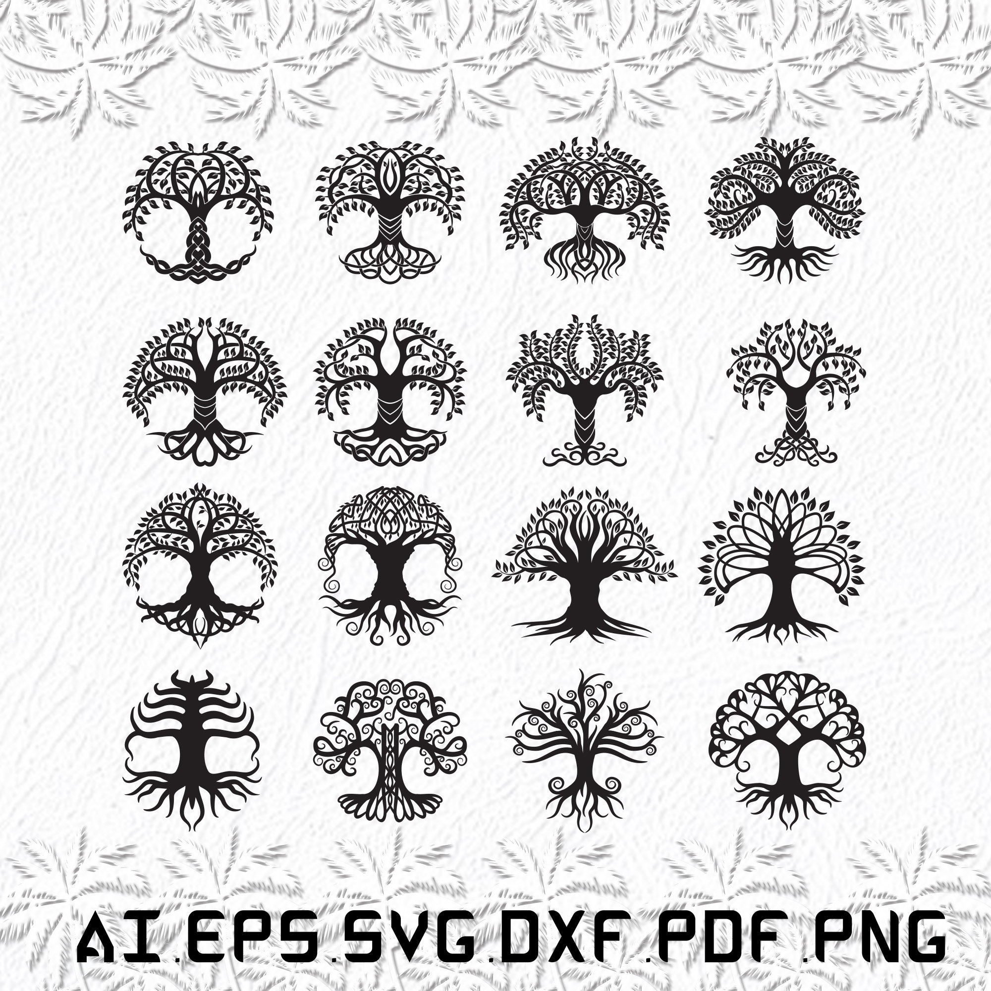 Tree Life Symbol Svg, Tree Life Symbols Svg, Tree, Life, Symbol, SVG ...