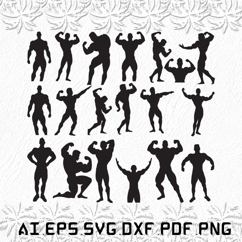 Bodybuilder Man Svg Bodybuilder Svg Body Svg Man Builder - Etsy