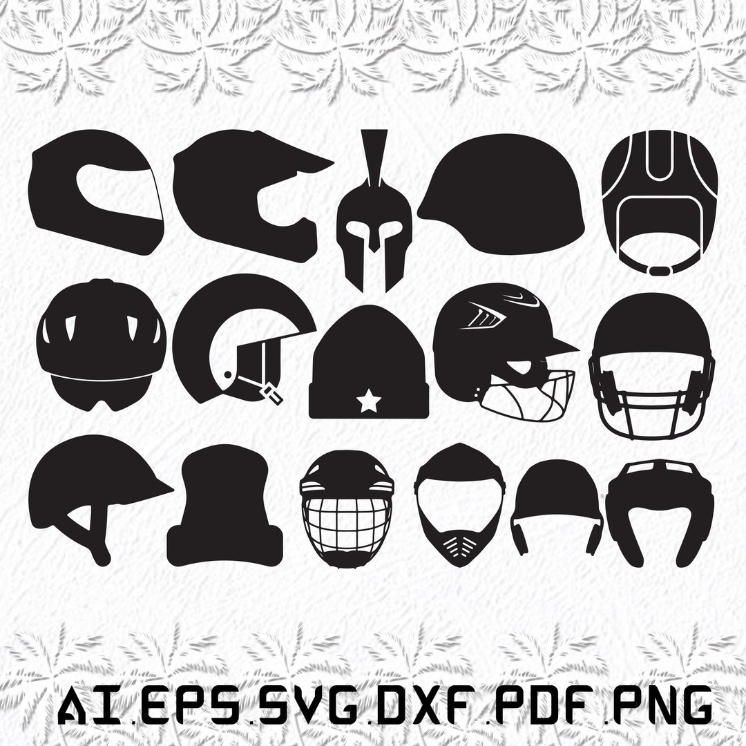 Sports Helmet Svg, Sports Helmets Svg, Sports Svg, Helmet, Helmets, SVG ...
