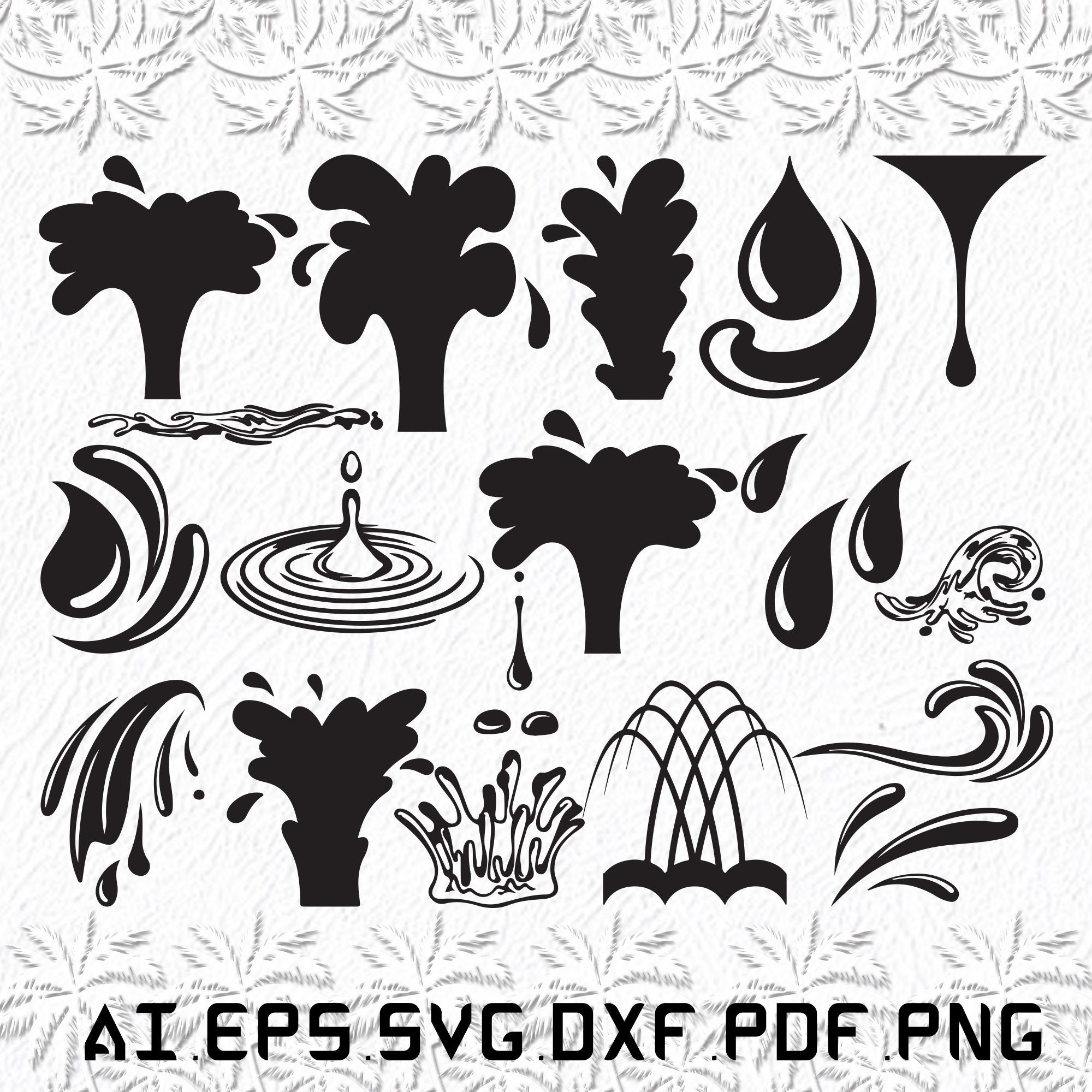 Water Fountain Svg Water Fountains Svg Waters Svg Water - Etsy Finland