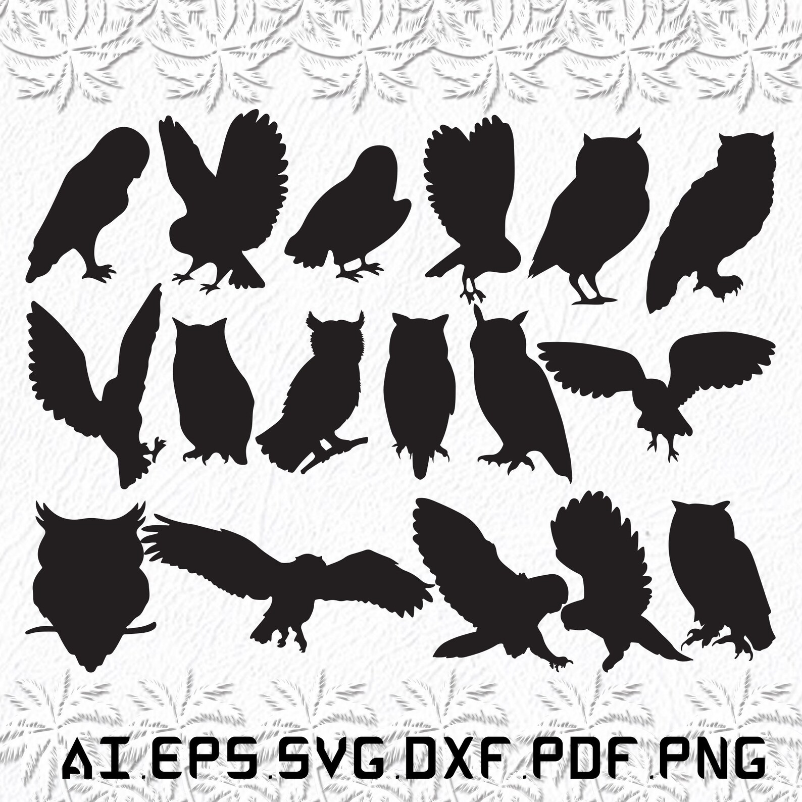 Owl Svg Owls Svg Bird Svg Animal Birds SVG Ai Pdf Eps | Etsy