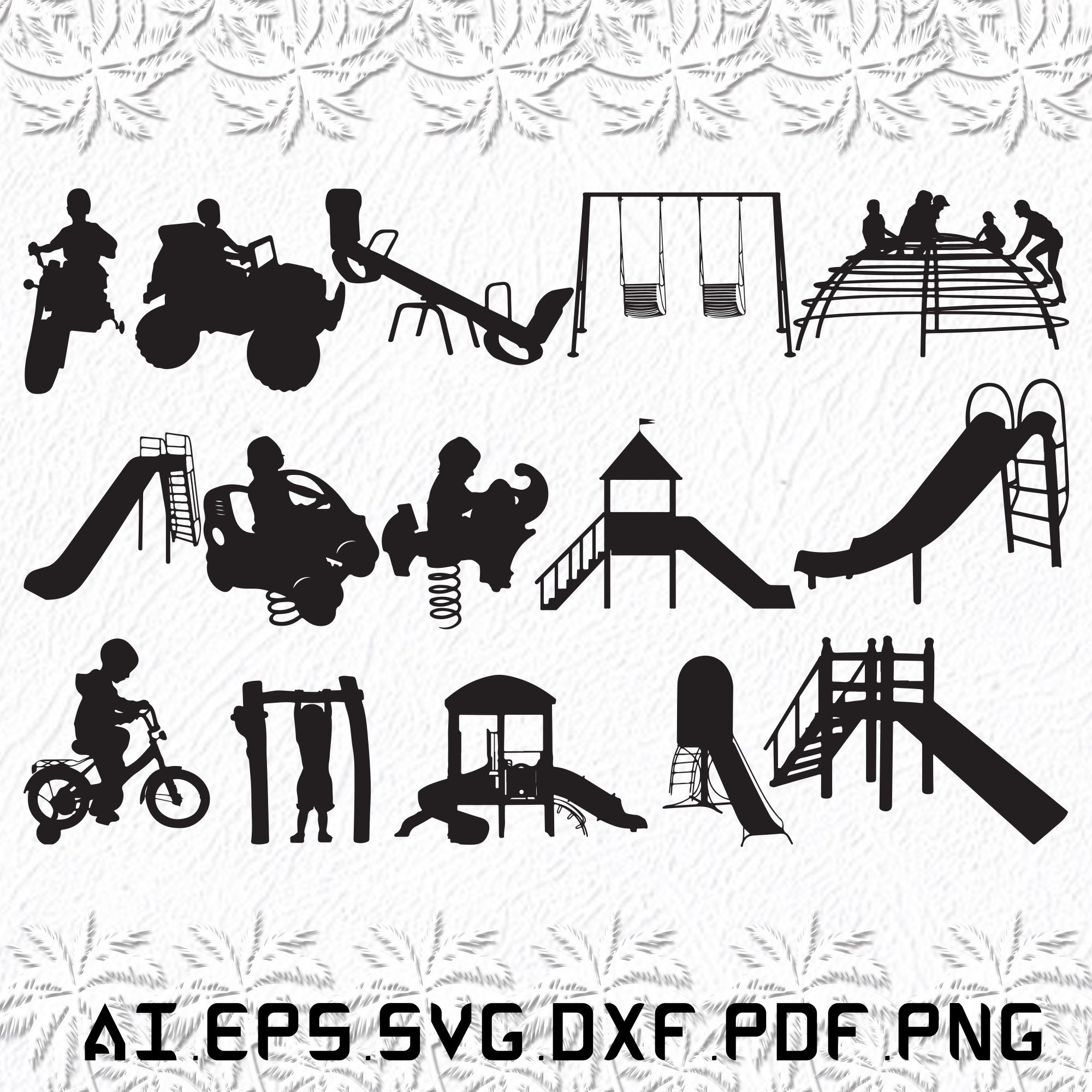 Kids Playground Svg Kids Playgrounds Svg Playground Svg - Etsy Canada