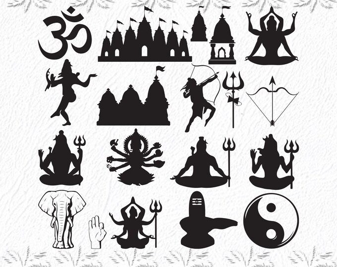 Hindu Symbols, Om Sign SVG - Etsy Canada