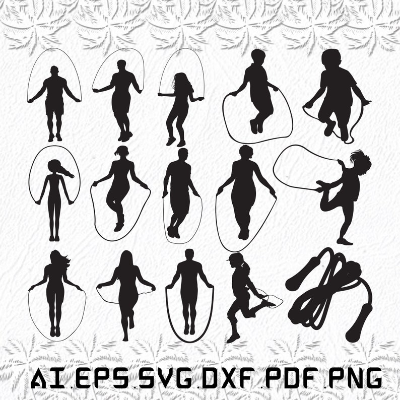 Jumping Rope Svg Jumping Svg Jumpings Svg Rope Jump SVG - Etsy