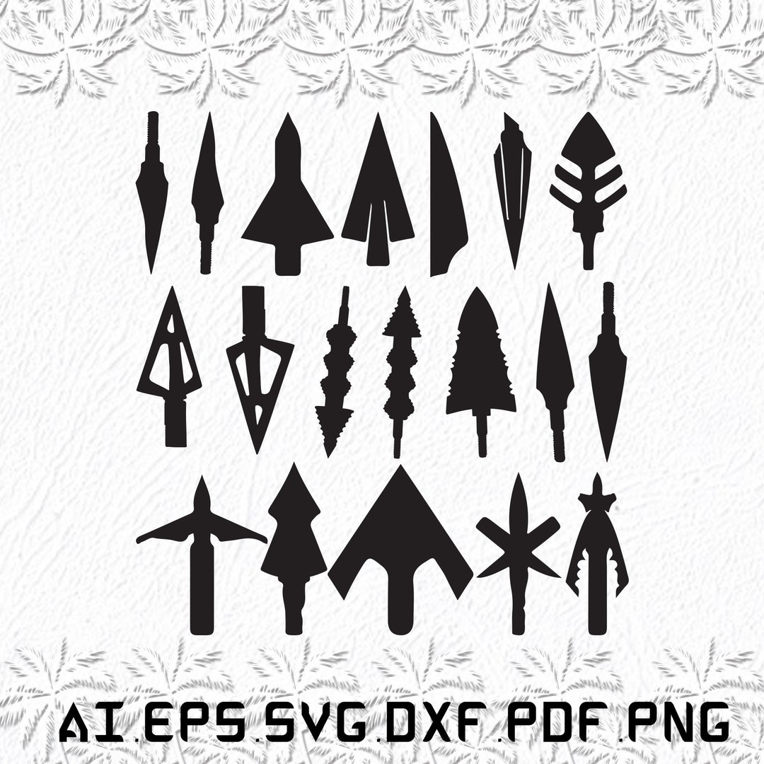 Broadhead Arrows Svg, Broadhead Arrowss Svg, Broadhead Svg, Arrow ...