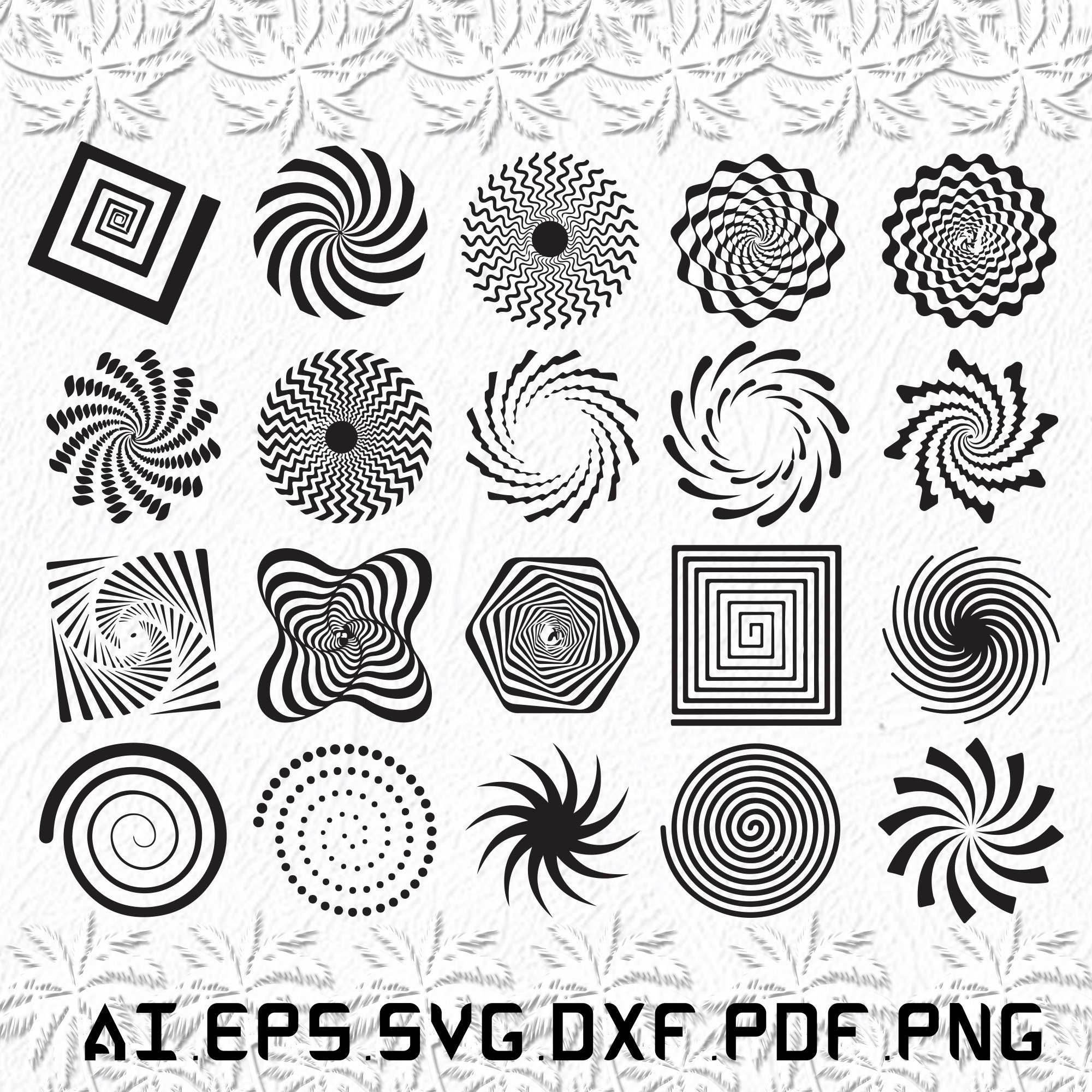 Swirl Svg Swirls Svg Black Svg Cool Pink SVG Ai Pdf - Etsy Canada