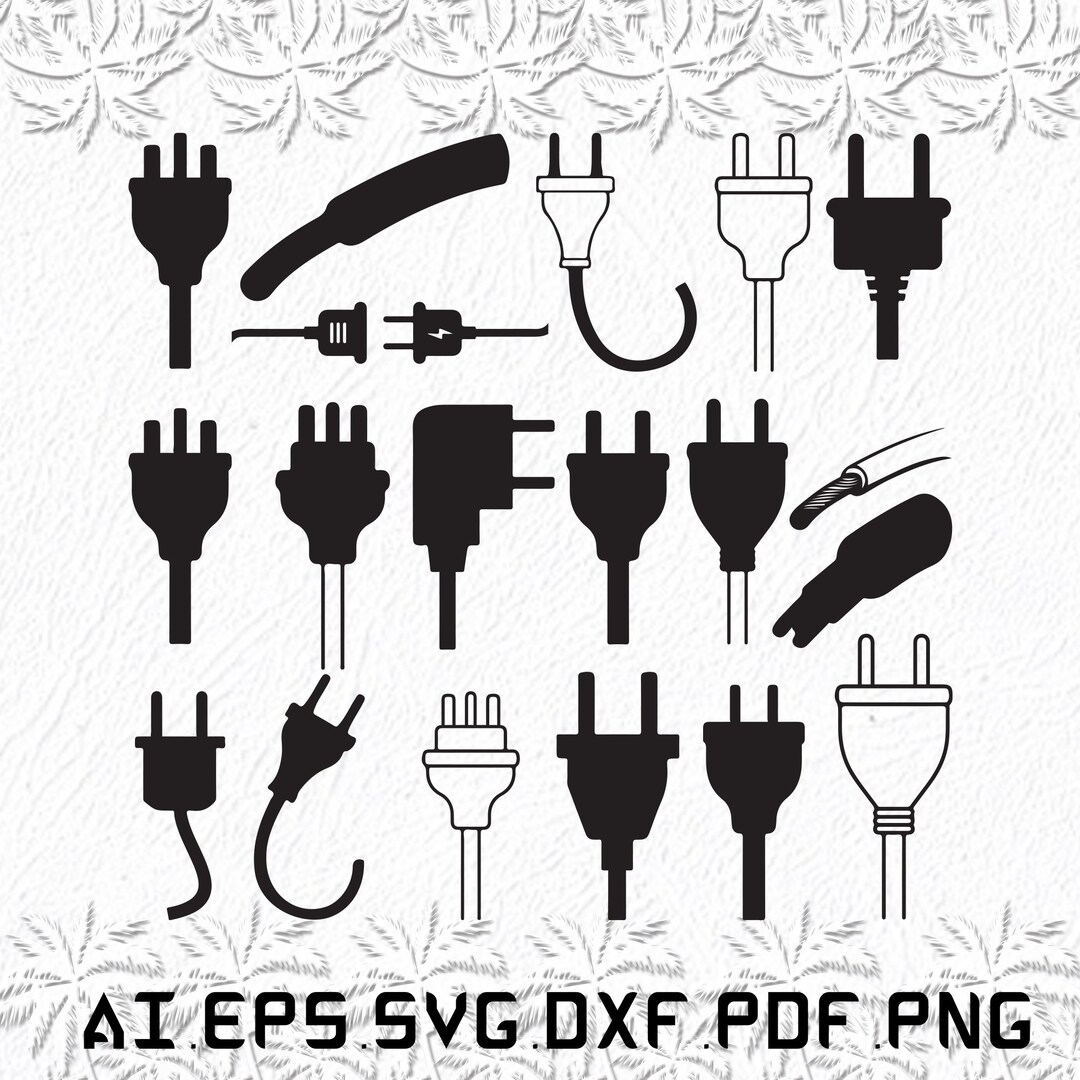 Electric Plug Svg, Electric Plugs Svg, Plugs Svg, Electric, Plug, SVG ...