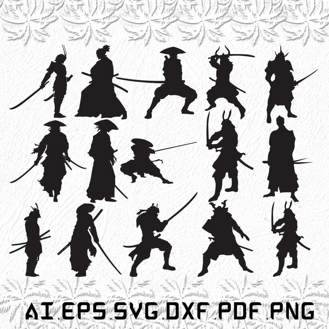 Samurai Svg Samurais Svg Japan Svg Anime Game SVG Ai - Etsy