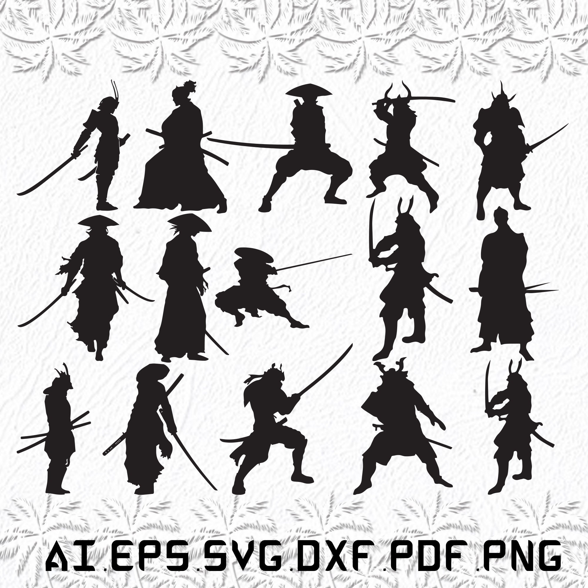 Samurai Svg Samurais Svg Japan Svg Anime Game SVG Ai - Etsy Australia