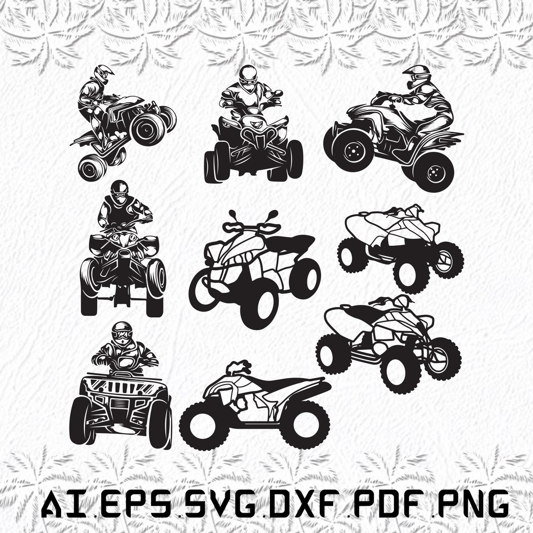 Quad Bike Svg, Quad Bikes Svg, Bikes Svg, Quad, Bike, SVG, Ai, Pdf, Eps ...
