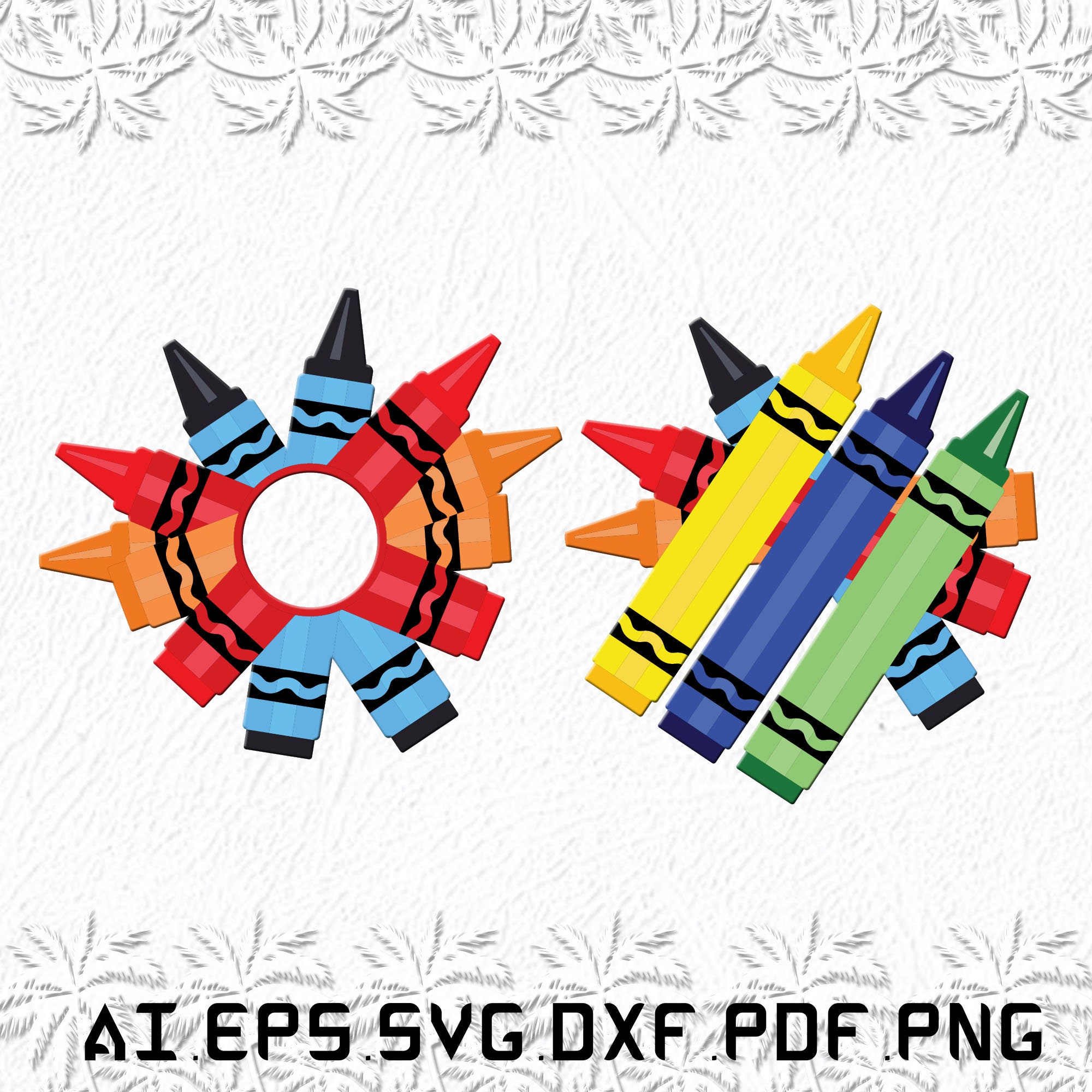 Crayon Svg Color Marker Svg Split Crayons Svg Crayon Name | Etsy