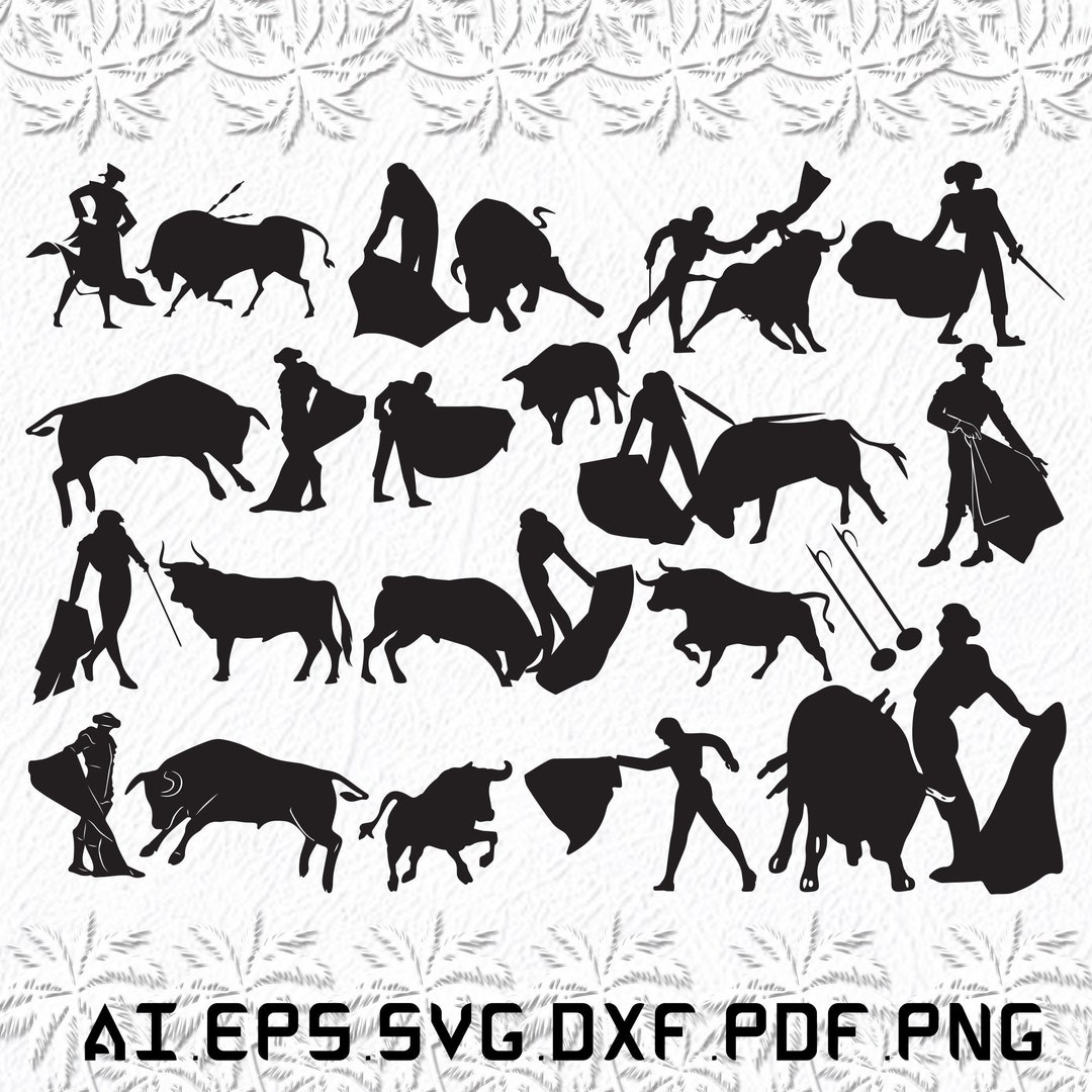 Corrida Svg, Bull Svg, Corridas Svg, Spain, Matador, SVG, Ai, Pdf, Eps ...
