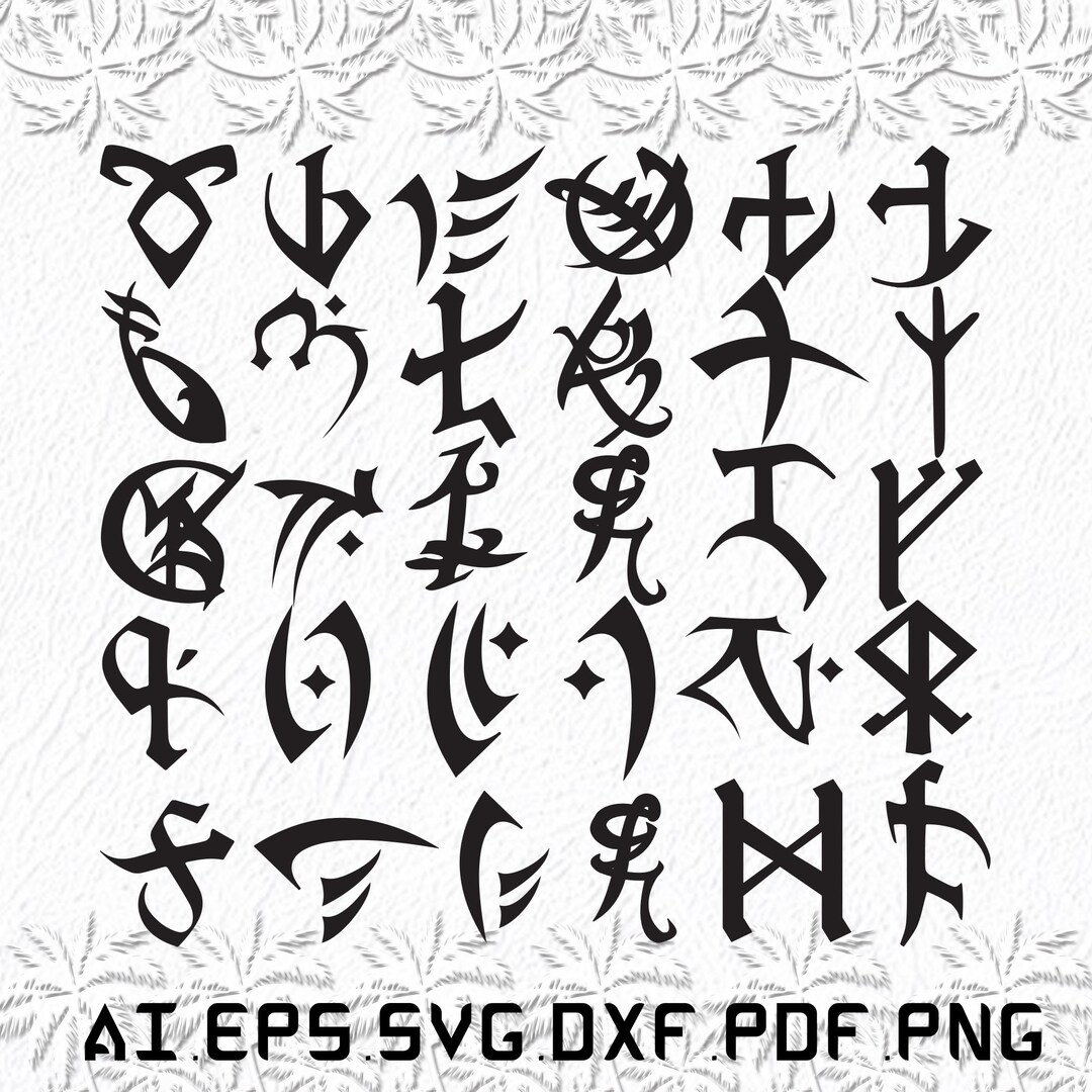Runes Svg, Rune Svg, Words Svg, Odin, Word, SVG, Ai, Pdf, Eps, Svg, Dxf ...