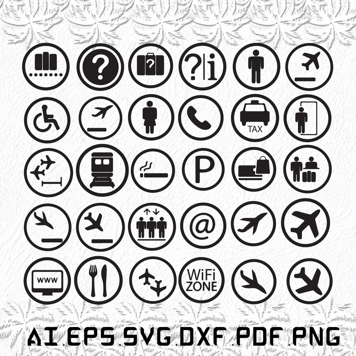 Airport Sign Svg Airport Svg Sign Svg Air Airport SVG - Etsy