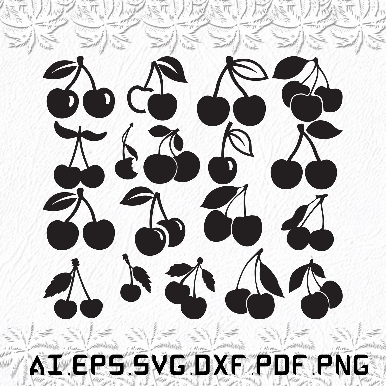 Cherry Svg Cherrys Svg Flower Svg Flowers Japan SVG Ai - Etsy