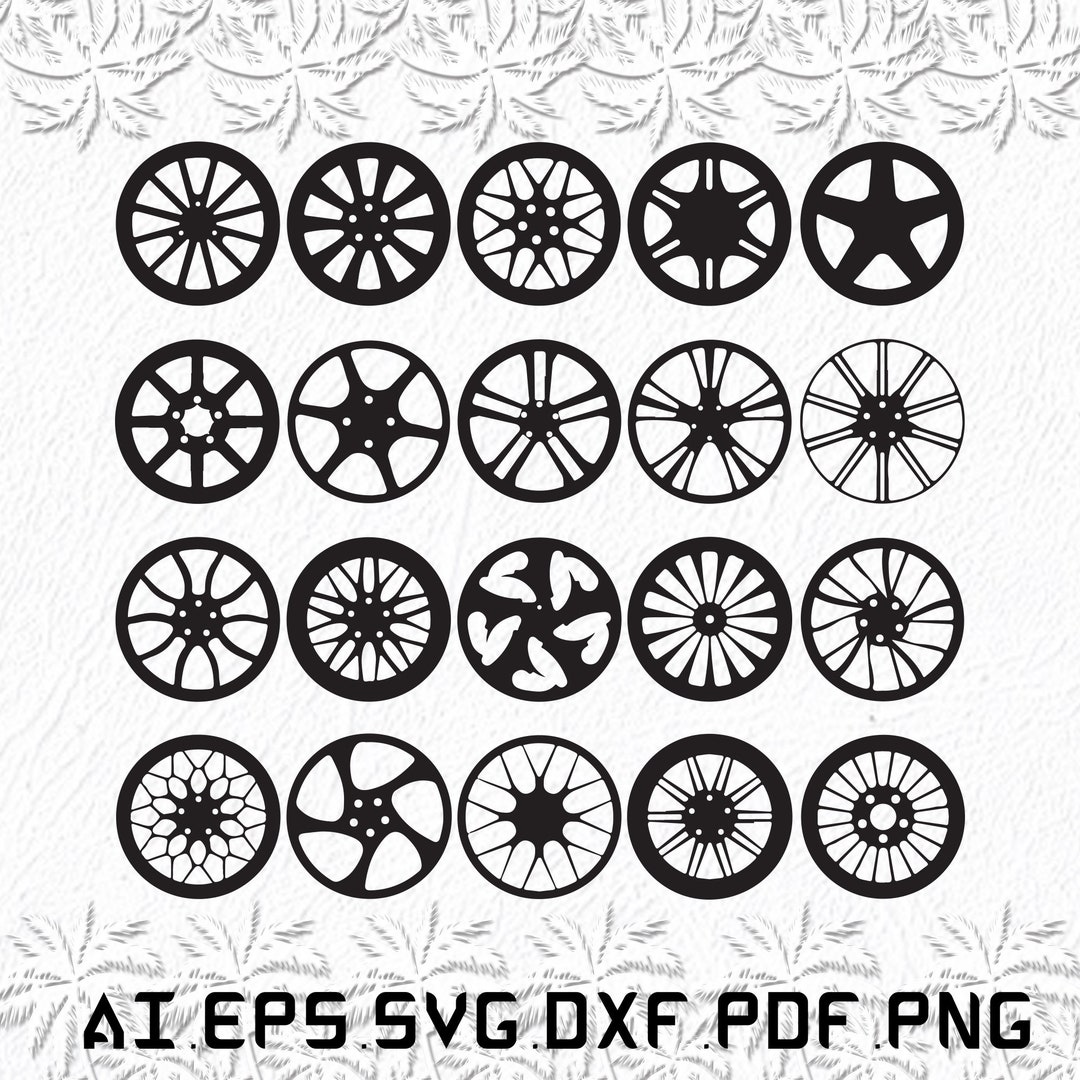Car Wheel Svg, Car Wheels Svg, Car Svg, Cars, Wheel, SVG, Ai, Pdf, Eps ...