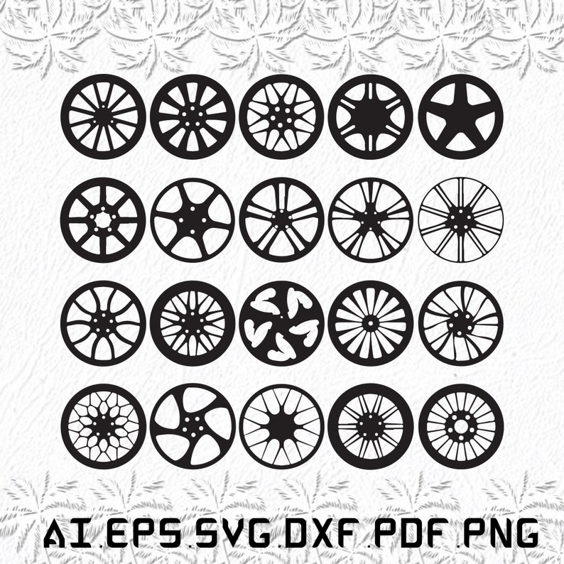Car Wheel Svg Car Wheels Svg Car Svg Cars Wheel SVG Ai - Etsy
