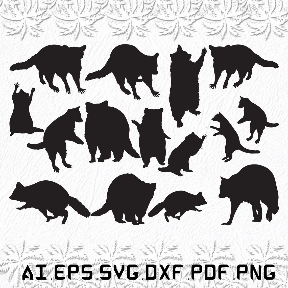 Raccoon Svg Raccoons Svg Animals Svg Animal Bird SVG Ai - Etsy