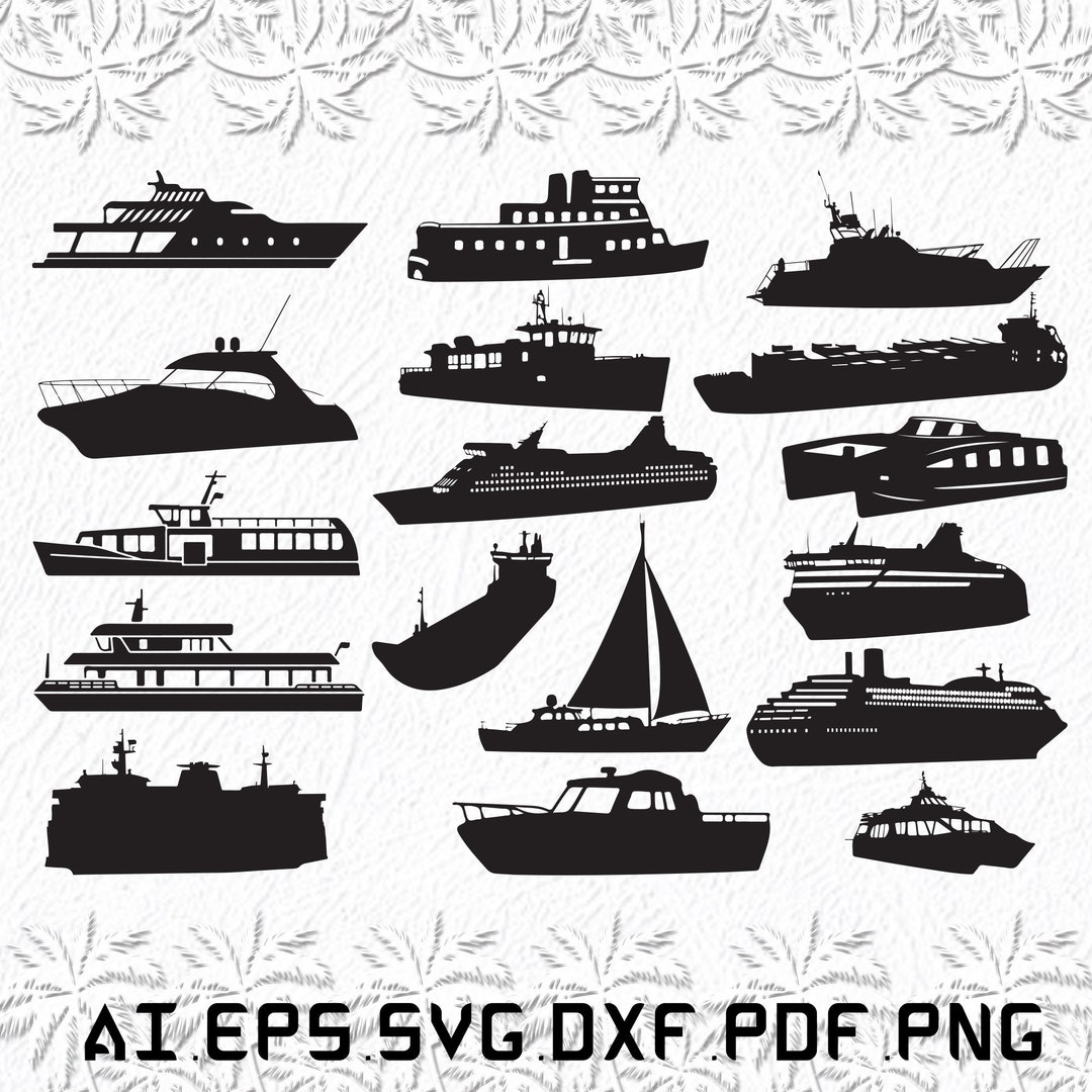 Ferry's Svg, Ferry Svg, Boat Svg, Boats, Cute, SVG, Ai, Pdf, Eps, Svg ...