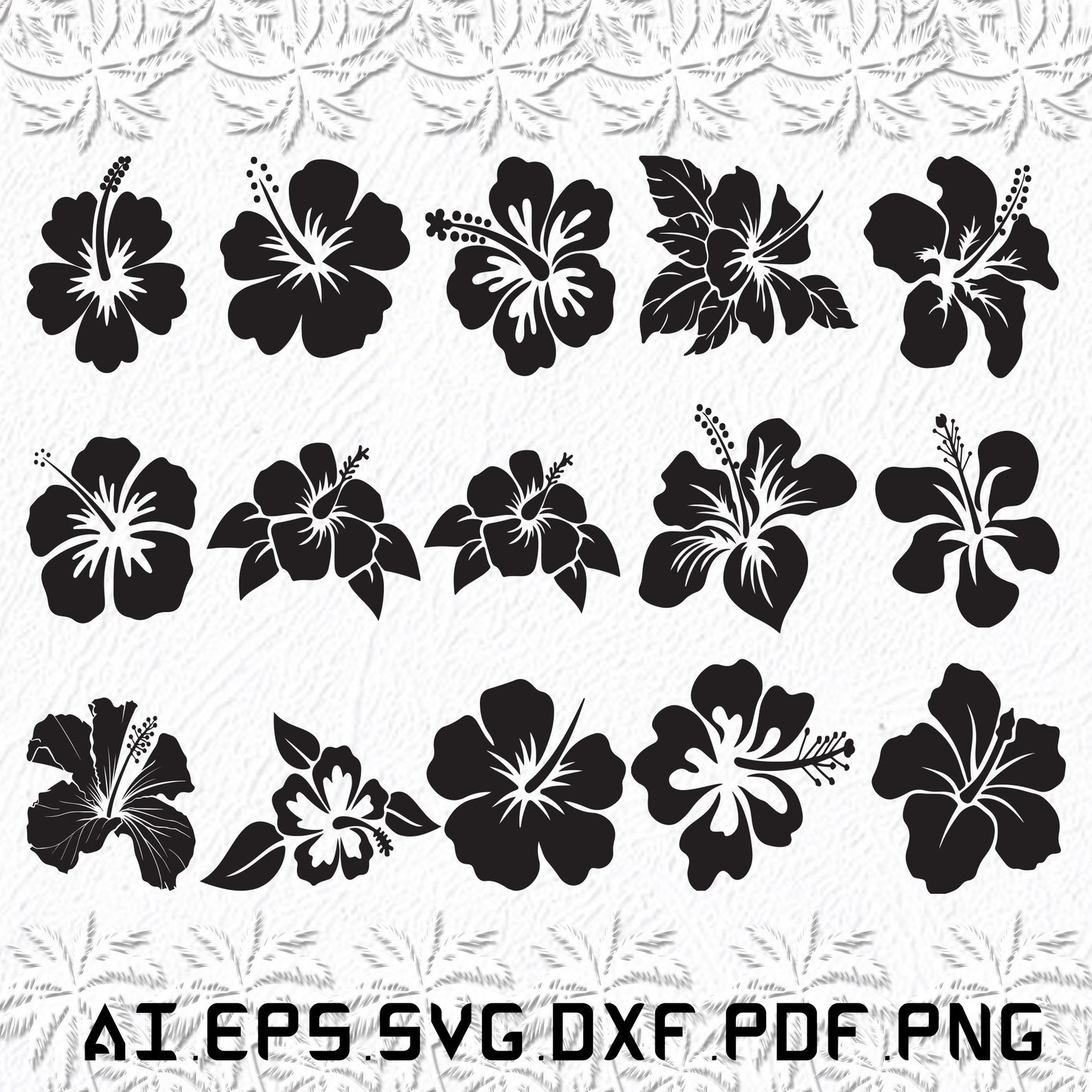 Hibiscus Svg Hibiscuss Svg Tree Svg Flower Flowers SVG - Etsy