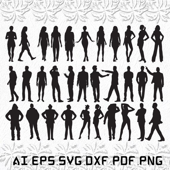 People Svg Man Svg Woman Svg Boy Girl SVG Ai Pdf Eps - Etsy Australia