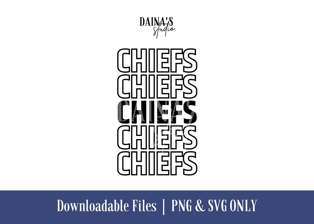 Chiefs Svg, Chiefs Mascot Svg, Team Mascot Svg, School Spirit Svg ...