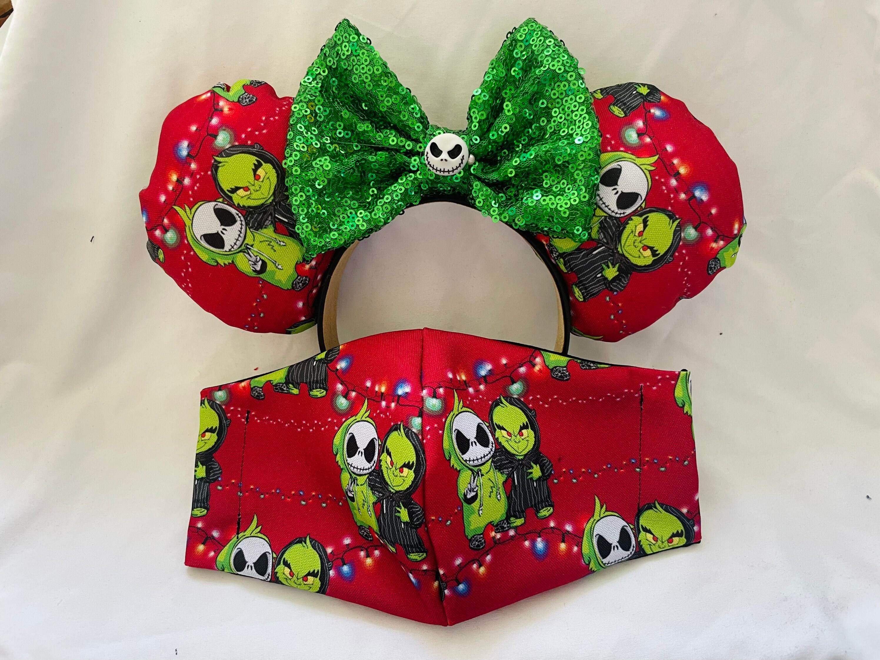 Christmas Ears With Optional Matching Mask. - Etsy