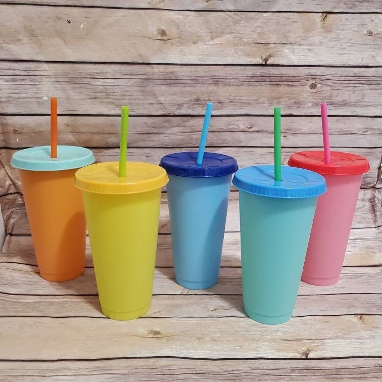 24oz Color Changing Cups Color Changing Cups Reusable Cups - Etsy