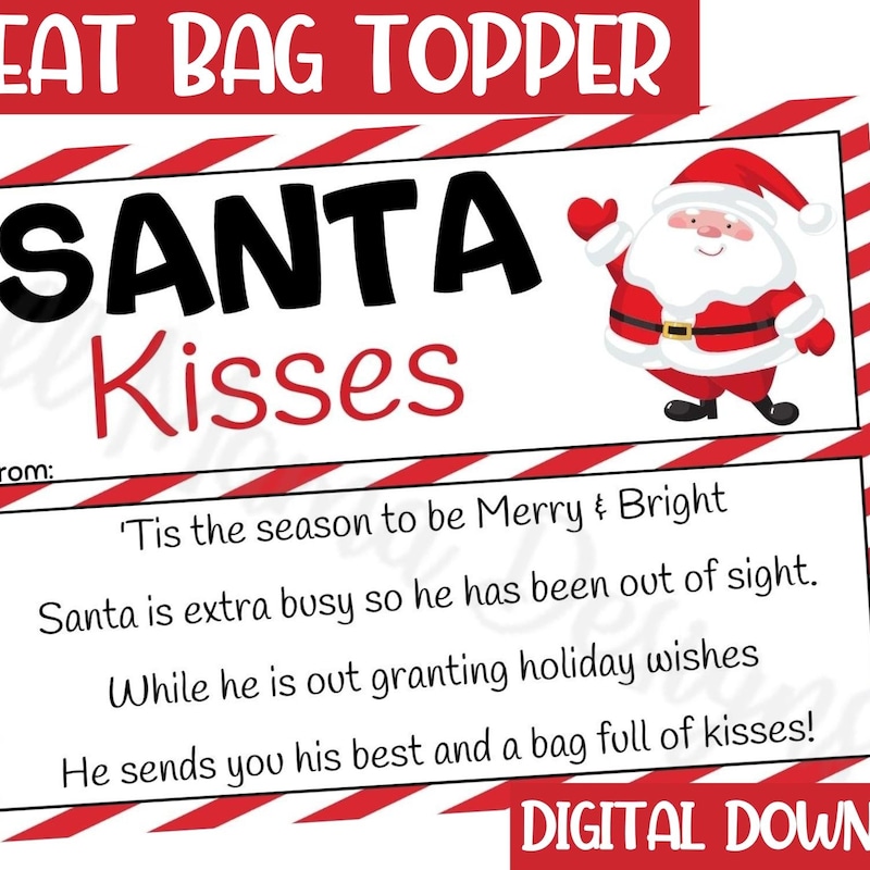 Santa Kisses - Etsy