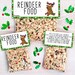 Reindeer Food Treat Bag Topper, Printable Treat Bag Topper, Christmas ...