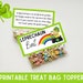 Leprechaun Bait Treat Bag Topper, St. Patrick's Day Treat Bag Topper ...
