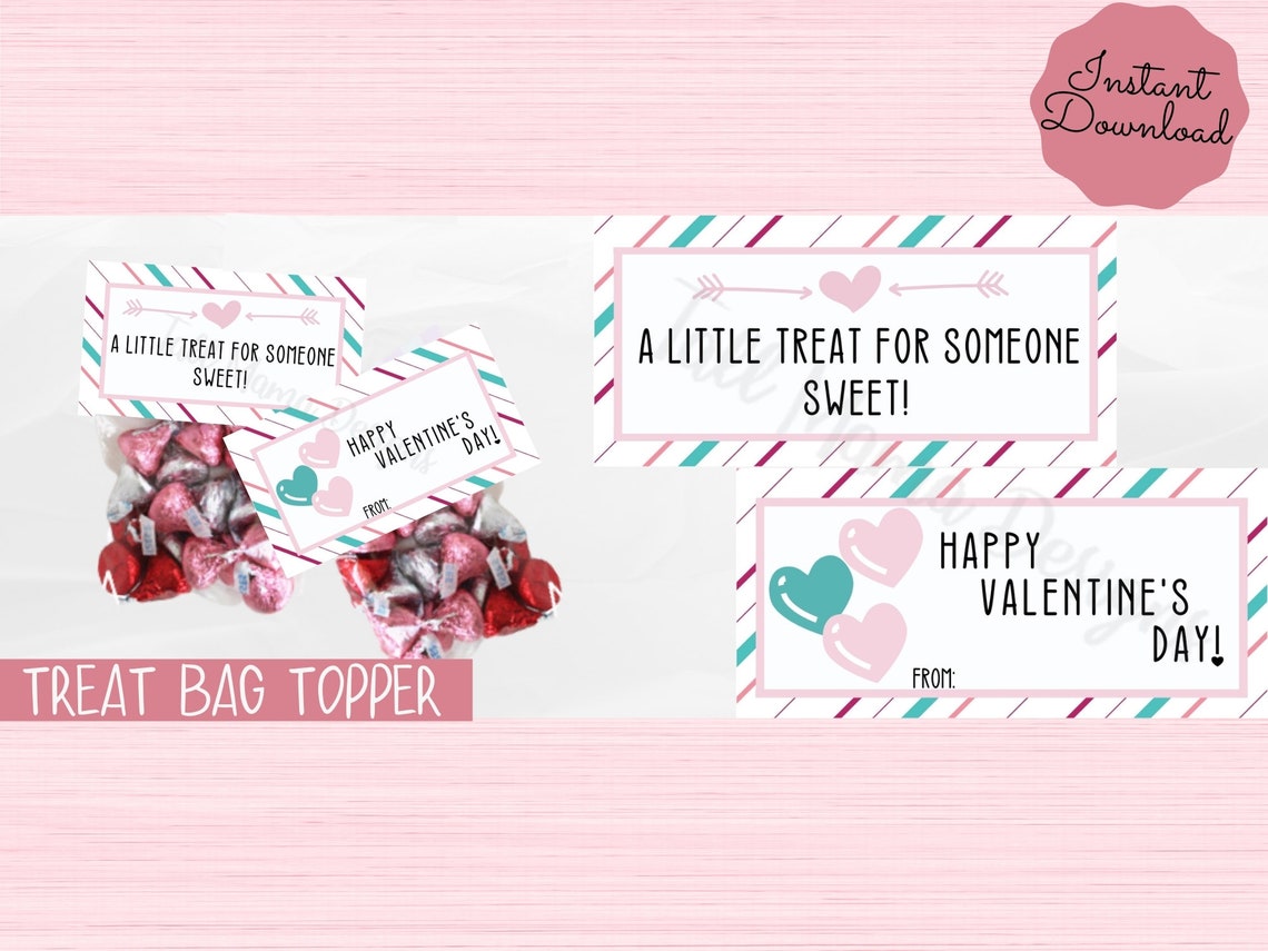 A Little Treat For Someone Sweet Printable Valentine's | Etsy