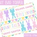 Bunny Tails Printable Treat Bag Topper Printable Easter Favor - Etsy