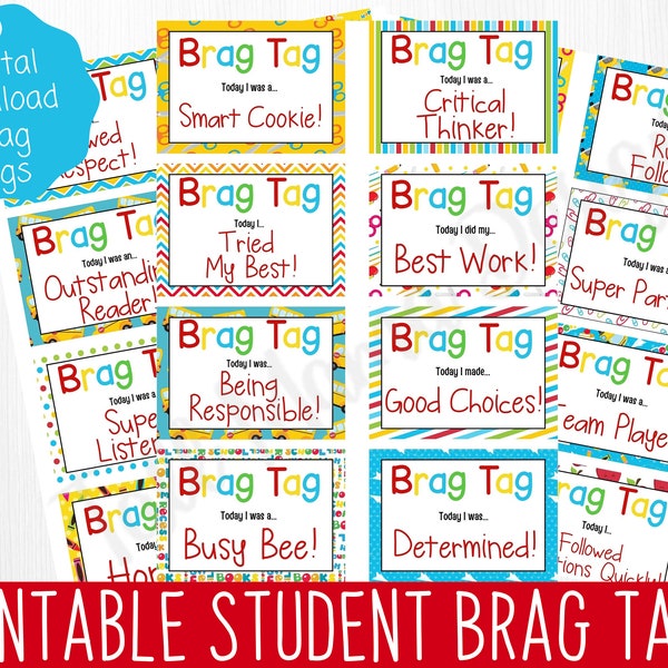 Brag Tags - Etsy