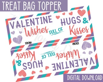 Hugs & Kisses Personalized Treat Bucket Romantic Gifts - Etsy