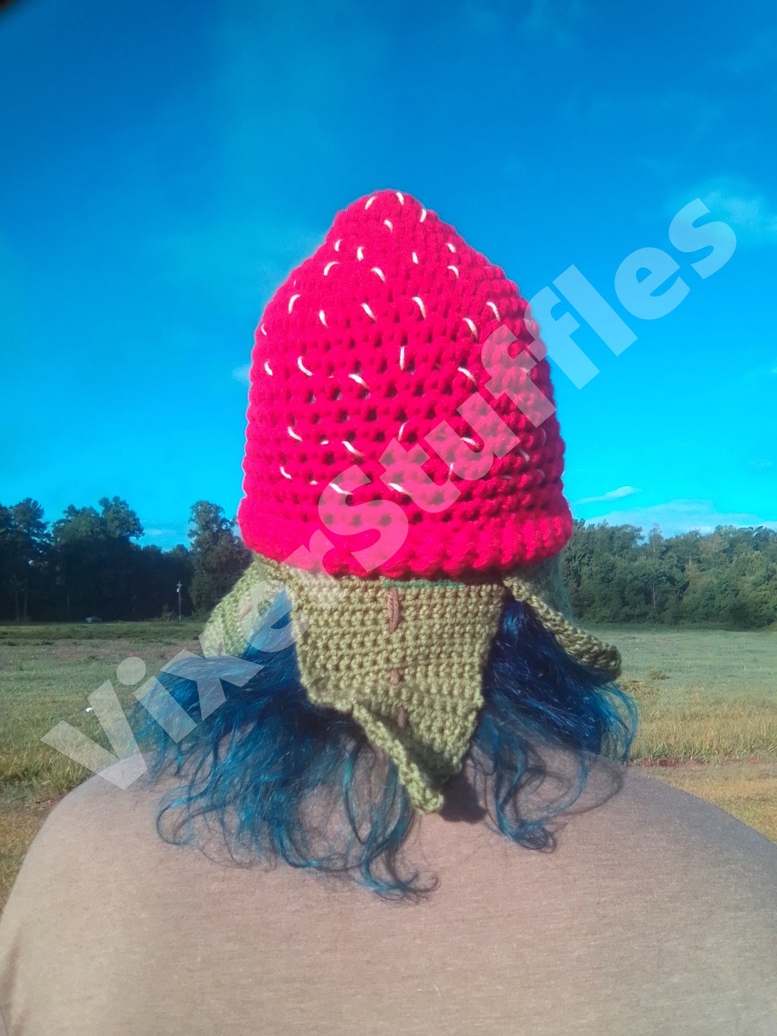 Strabby Beanie Bugsnax Strawberry Beanie, Cute Adorable Big Eyes - Etsy