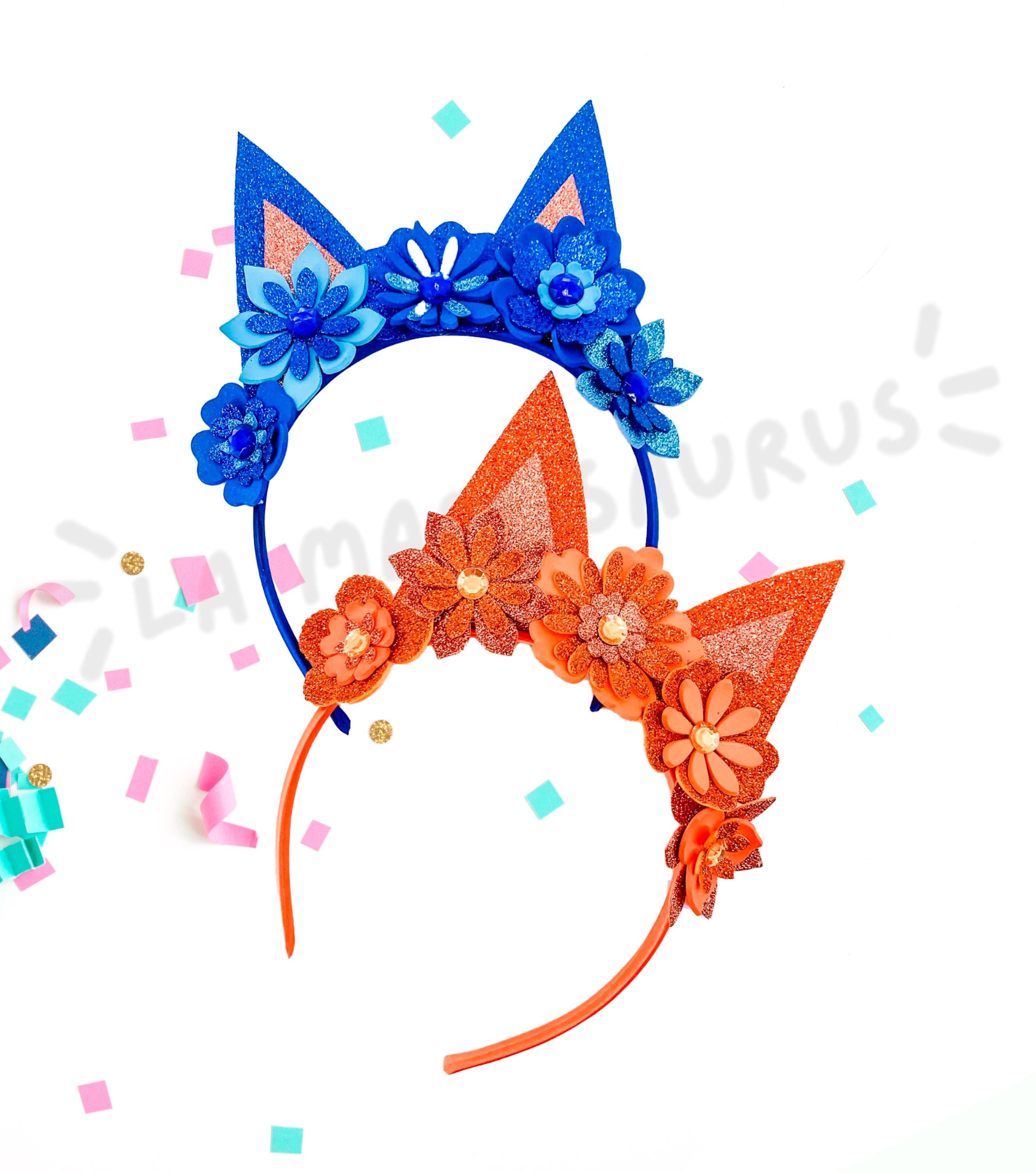 Bluey Inspired Headband, Bluey, Bingo Ears, Birthday Accessories, Girl ...