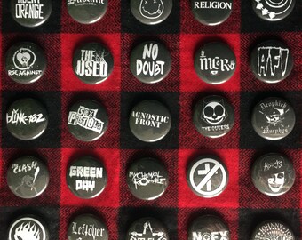 Punk Buttons - Etsy