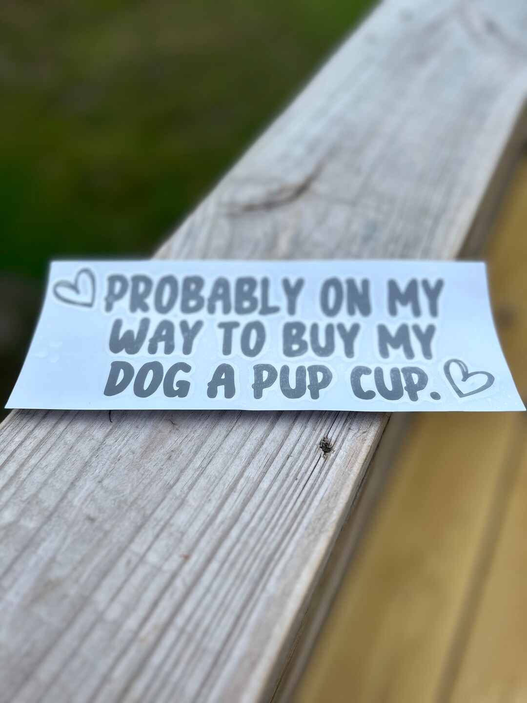Pup Cup - Dog Vinyl Decals! - Etsy