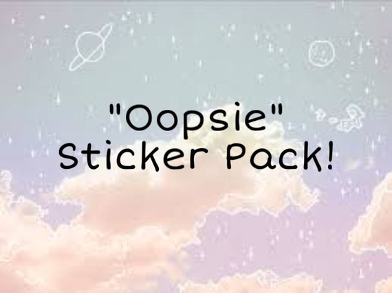 Oopsie Sticker Pack - Etsy